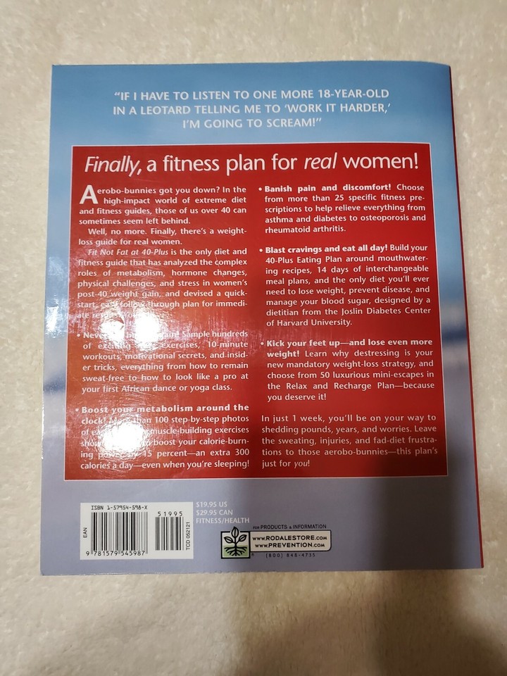 Fit Not Fat at 40-Plus: The Shape-Up Plan That Balances Your Hormones ...