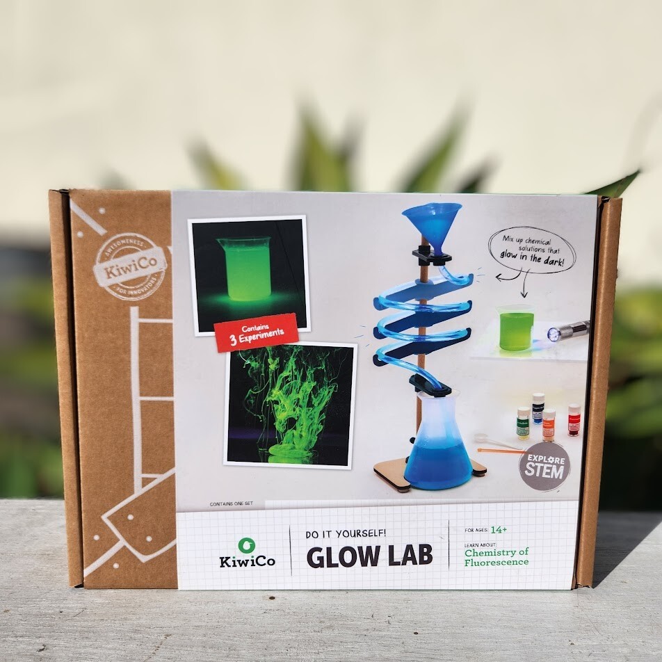 NEW Glow Lab KiwiCo. Kiwi Co. Crate Science Experiment Craft Kit UV ...