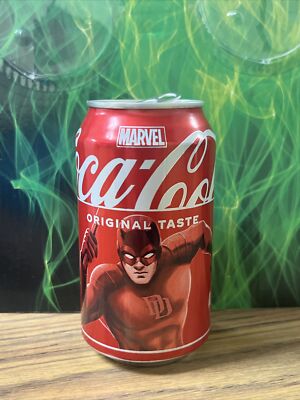 ORIGINAL NEW COKE - COCA COLA CAN 2024 Marvel EDITION Dare Devil ...