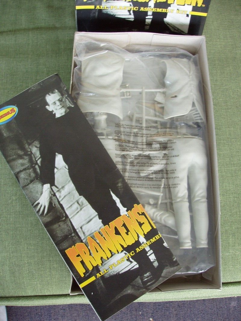 FRANKENSTEIN MOEBIUS MODEL KIT 2009 MONSTER NEVER USED OPEN BOX MODEL ...