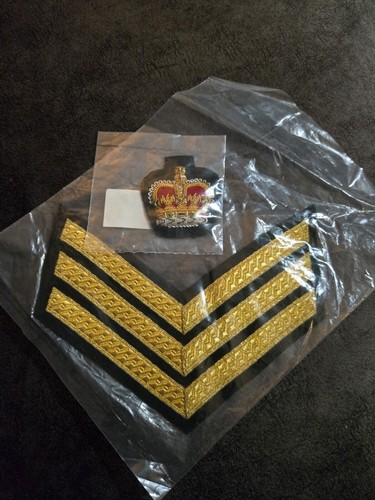 British Army Staff / Colour Sergeant Embroidered Rank Badges | eBay UK