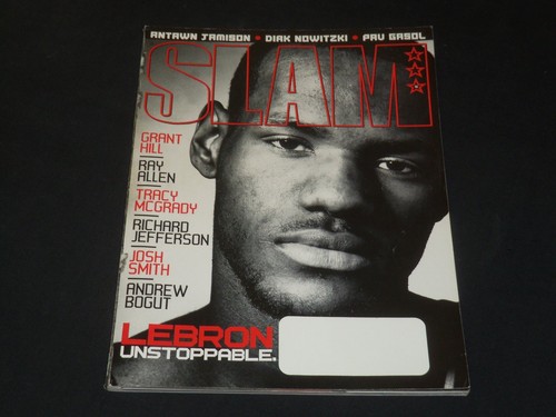 2005 APRIL SLAM MAGAZINE - LEBRON JAMES COVER - NBA BASKETBALL - O 8456 ...