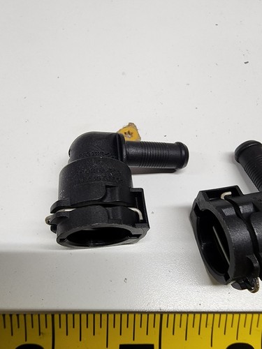 Lot of 2) NormaQuick PA66-GF30 PS3 NW08 8mm 90 Degree Leak Proof Quick ...