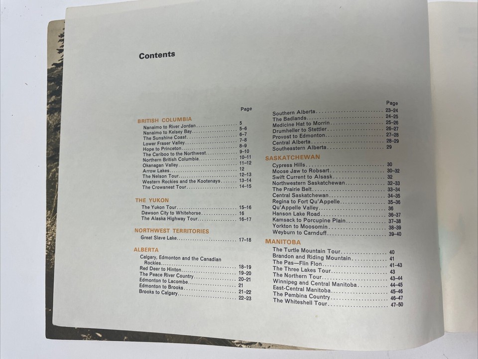 1967 Canada 100 GOLDEN TOURS from the Trans-Canada Highway Paperback ...