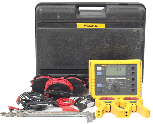 Fluke 1625 Advanced Earth Ground Tester GEO Kit EI-162AC | eBay