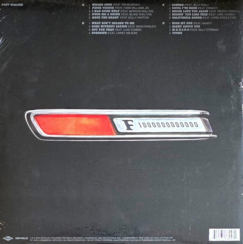 POST MALONE F-1 TRILLION - VINYL 2-LP SET " NEW, SEALED " | eBay