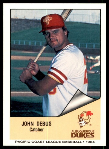 1984 Minor League John Debus (A) Albuquerque Dukes #164 | eBay