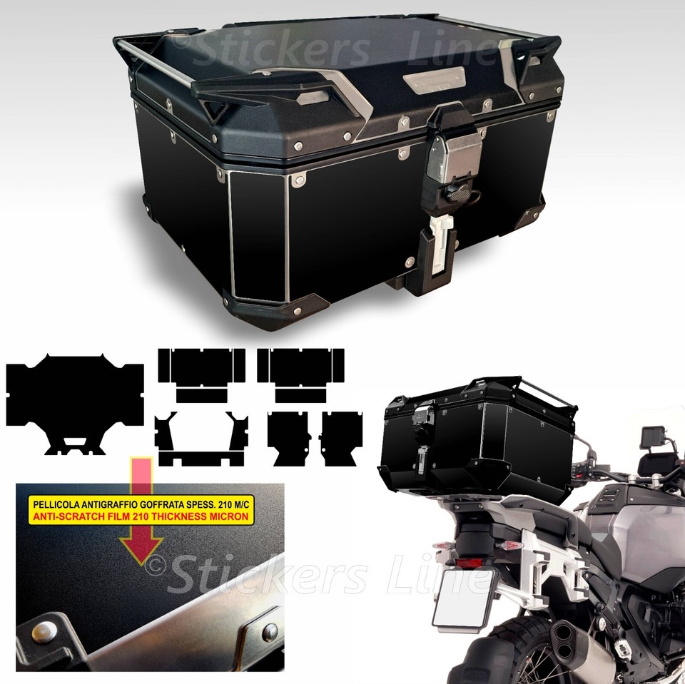 Stickers Kit Bauletto Top Case Givi 58 Lt Black Scratchproof Total ...