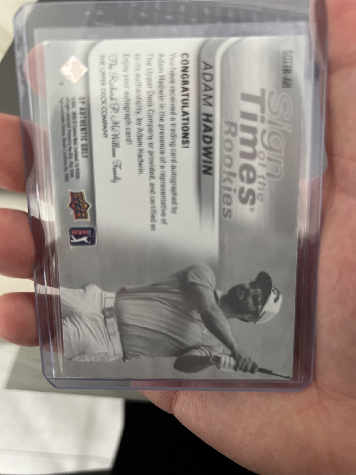 2021 SP Authentic ADAM HADWIN AUTO SIGNS OF THE TIMES ROOKIES 🔥 #SOTTR ...