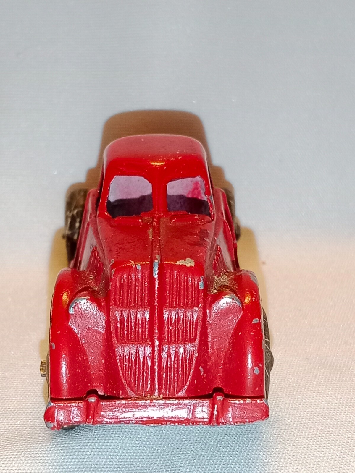 VINTAGE OLD RED DIE CAST TOY TROLLY VAN TRUCK HUBLEY TOYS USA 1960 ...