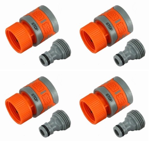 Green Thumb Poly Garden Hose Quick Disconnect Sets 12MQCGTDI - Pack of ...