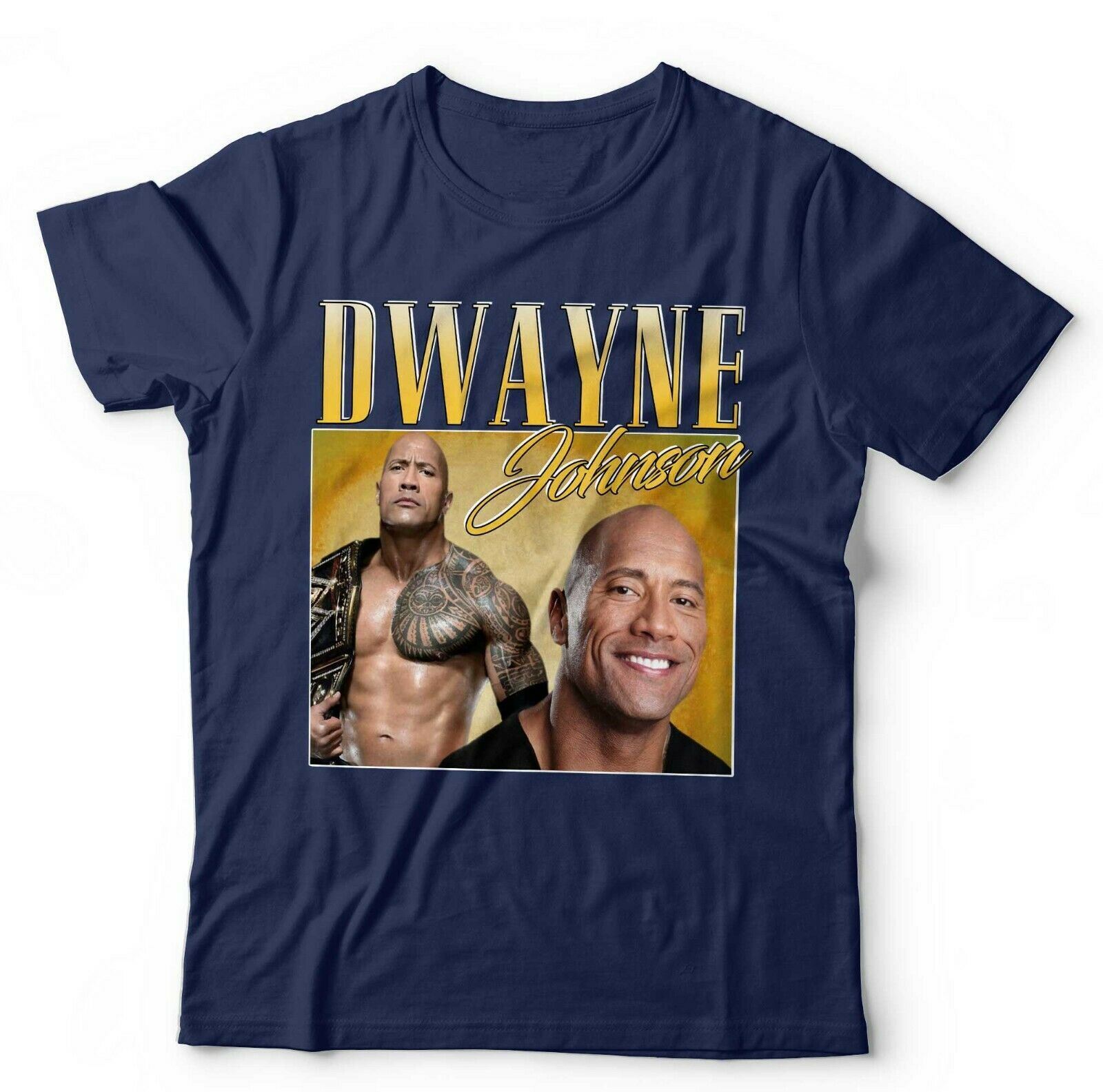 Dwayne Johnson Appreciation Tshirt Unisex Homage Throwback Rock | eBay