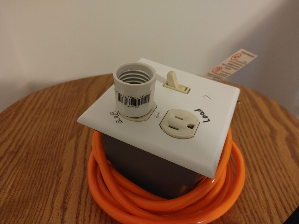 Dim Bulb Tester w/ 100W Bulb & Voltmeter Current Limiter for Amplifiers ...