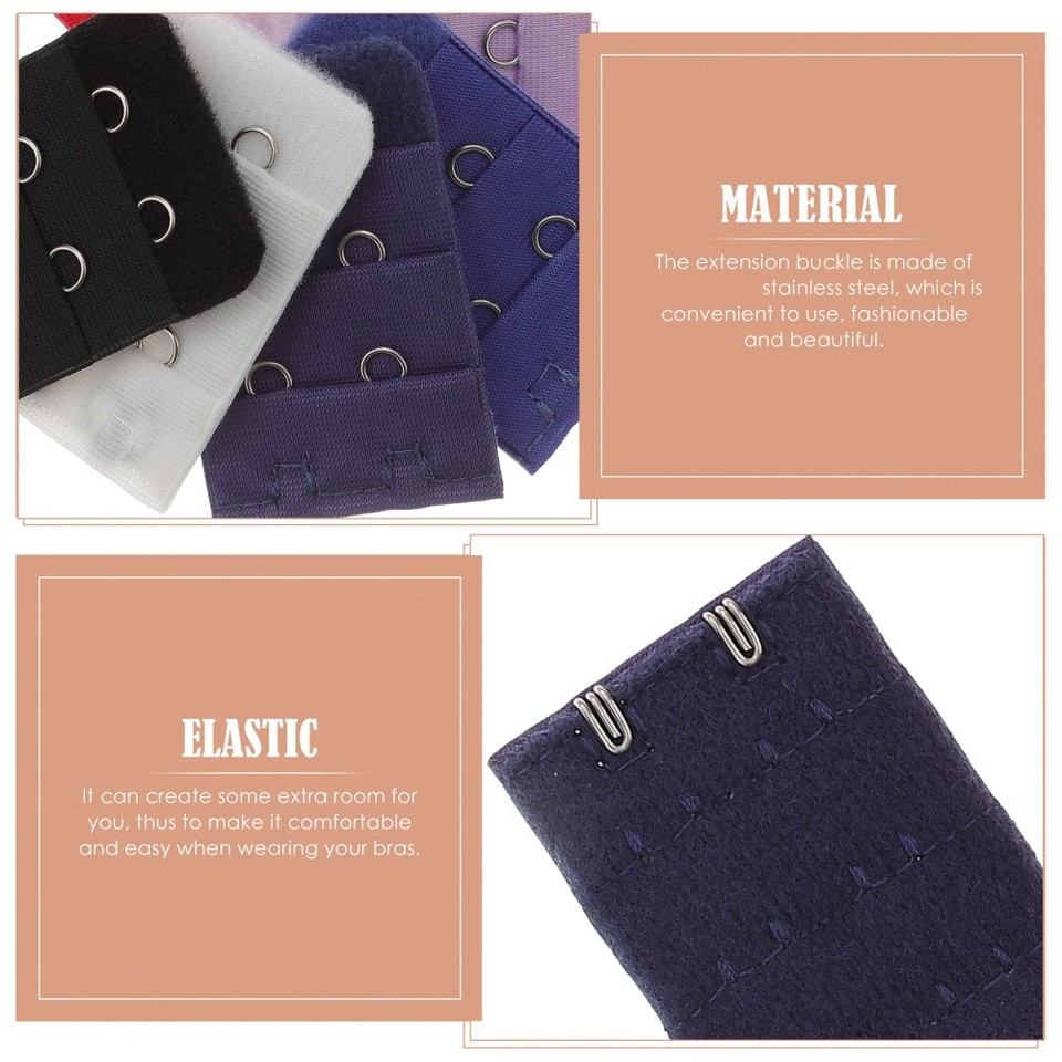 10 PC Strap Extension Women's Brassiere Extender Body Suit Extenders ...