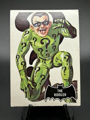 1966 Topps Batman Black Bat Card #36 the Riddler VG | eBay