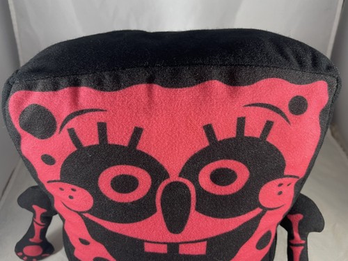 Nickelodeon SpongeBob Squarepants 2015 Neon Pink Skeleton Plush 15” OOP ...