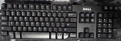 Dell L100 0RH659 Black Ergonomic Multimedia USB-Wired Keyboard | eBay