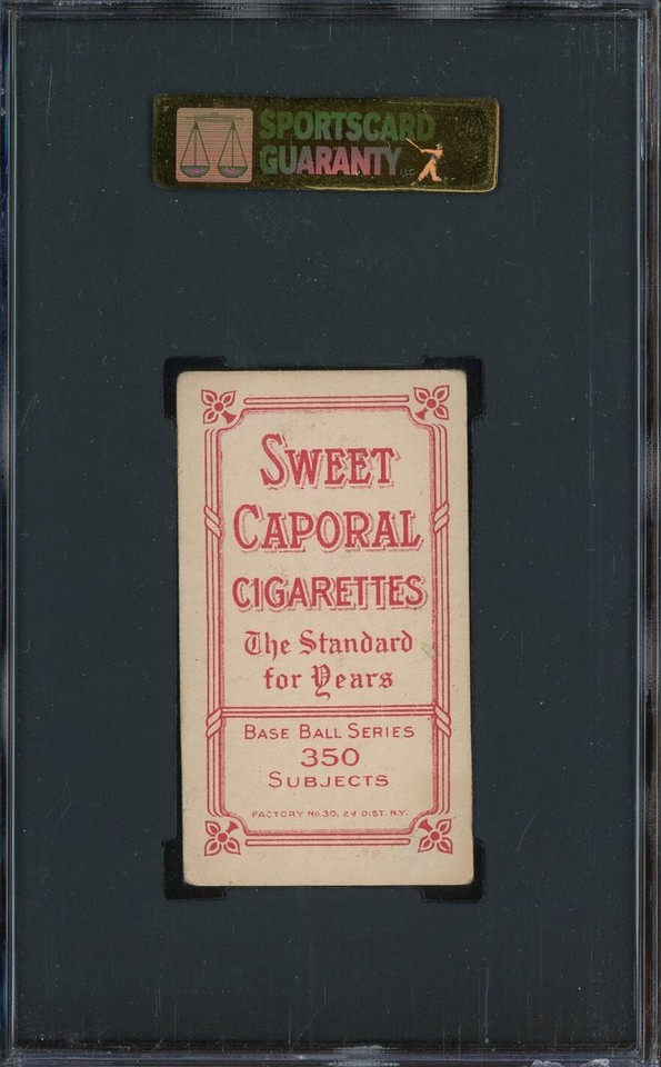 T206 Nap Napoleon Lajoie HOF With Bat Cleveland Sweet Caporal 350 ...