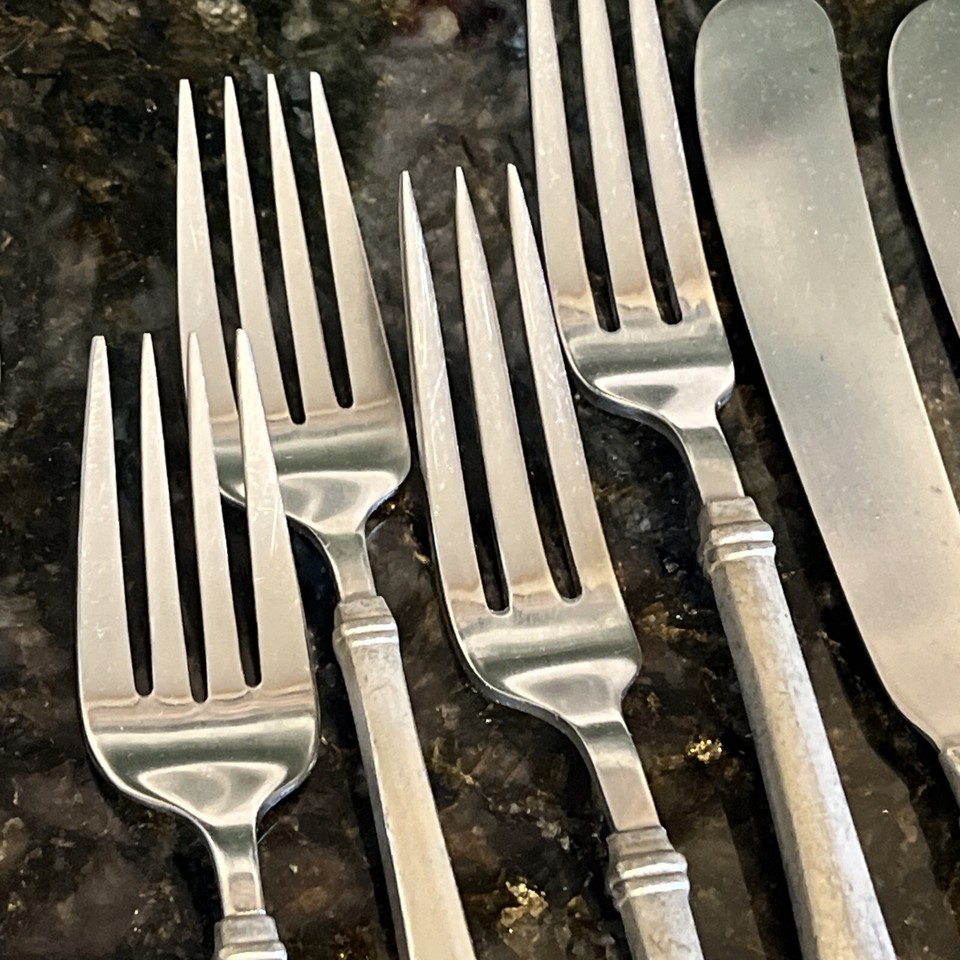 Vintage 2 - 5 Pc Place Settings International Pewter Fairfield Flatware ...