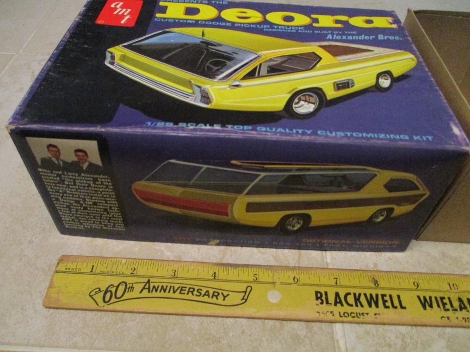 Vintage Original AMT DEORA Custom Dodge Pickup #2030-200 1/25 Model Kit ...