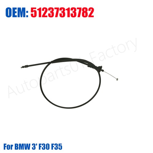 51237313782 New Hood Release Cable 51237239239 For BMW 3' F30 F35 | eBay