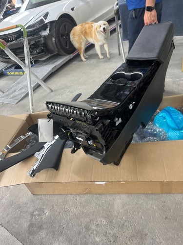 2017-2020 Tesla Model 3 Front Center Console Armrest & Storage ...