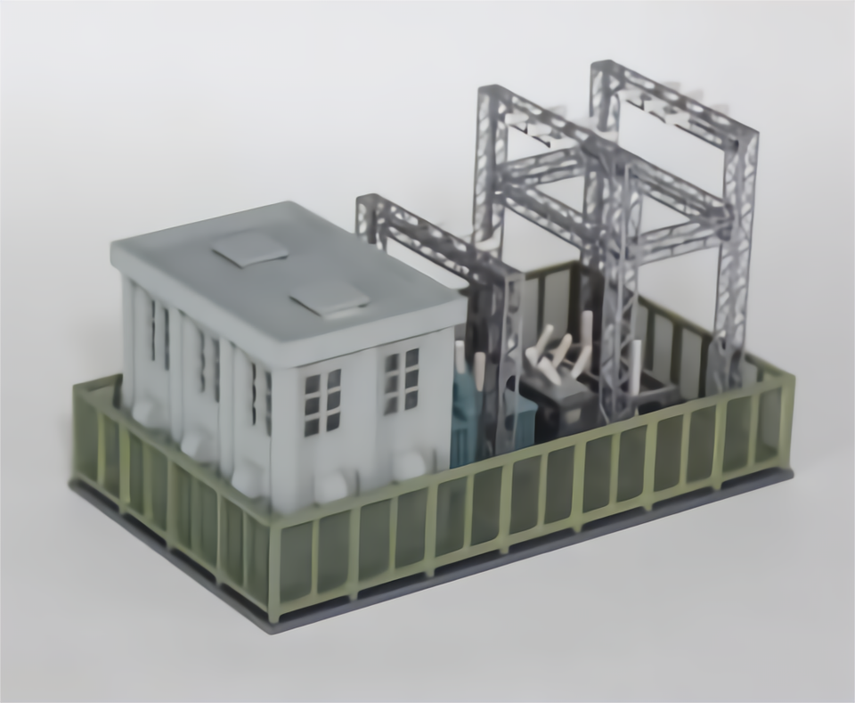 HO Scale CS Substation Kit NIB H0 Structure Building Scenery Diorama | eBay