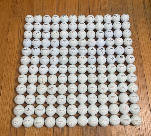HUGE Lot of 144 Assorted Golf Balls White - Kirkland Pinnacle Wilson ...