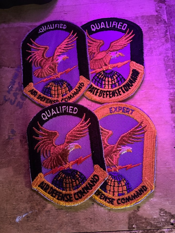 Cold War/Vietnam? 4-US AIR FORCE PATCHES-AIR DEFENSE COMMAND-QUALIFIED & EXPERT! | eBay