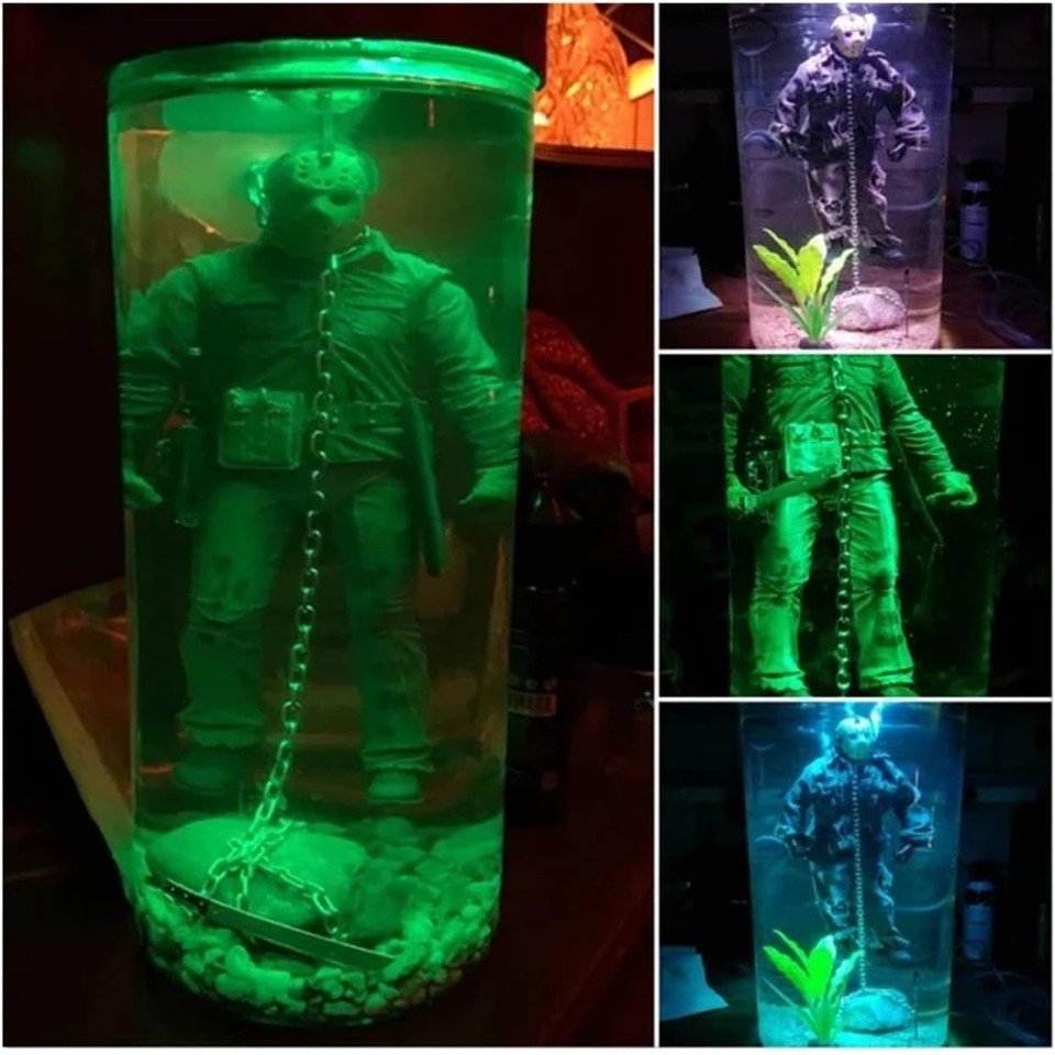 Jason Voorhees Aquarium Decor Horror Fish Tank Friday the 13th ...
