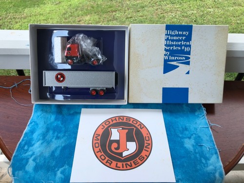 WINROSS JOHNSON MOTOR LINES DIE CAST TRACTOR TRAILER NIB 1:64 | eBay