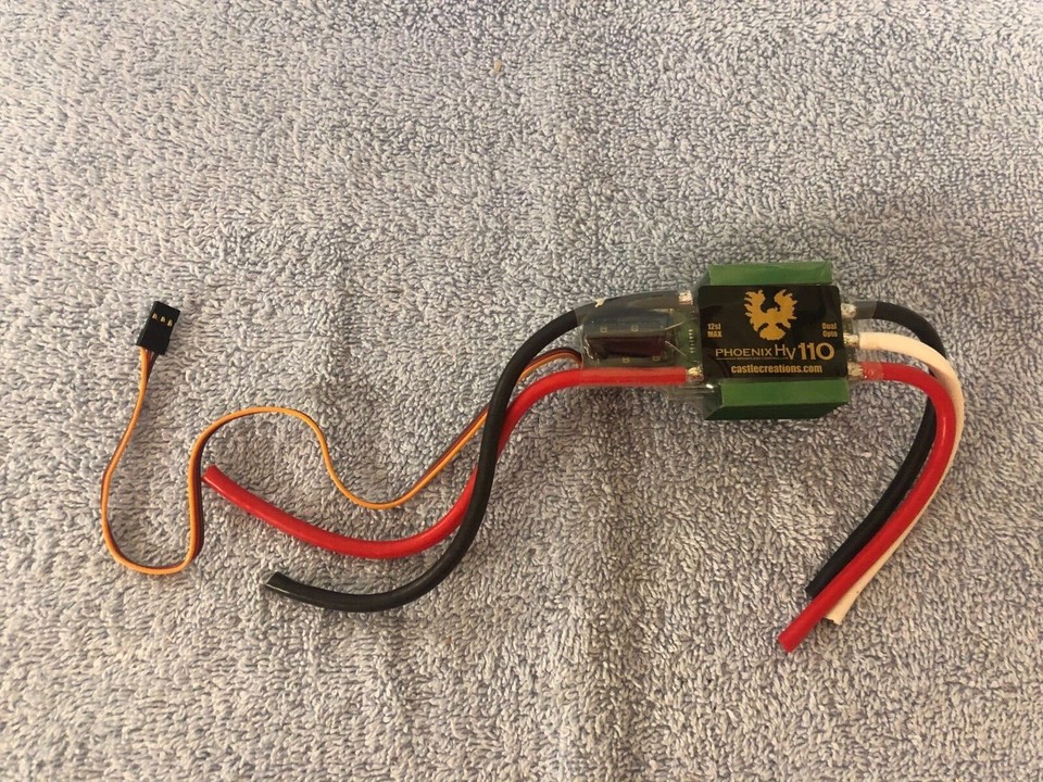 Castle Creations Phoenix HV-110 High Voltage Electronic Speed Control ...