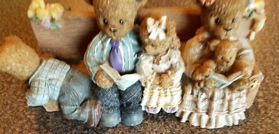 Set of Two (2) Bear Figurines/Shelf Sitters ~ Home Decor | eBay