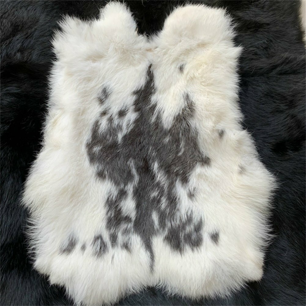 5PCS Genuine Natural Tanned Rabbit Fur Skin Pelt Hide Can be Used DIY ...