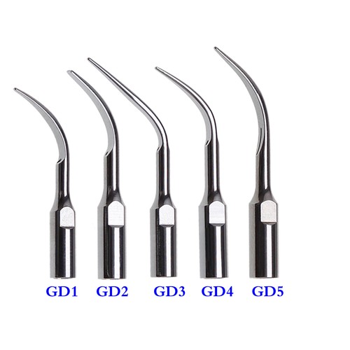 Dental Scaler Tips GD1/GD2/GD3/GD4/GD5 Fit DTE STAELEC Scaler Handpiece ...