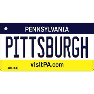 Pittsburgh Pennsylvania State License Plate Tag Key Chain KC-6049 | eBay