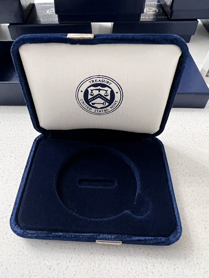 American Eagle One Ounce Proof Silver Coin Box Set COA - NO COIN | eBay