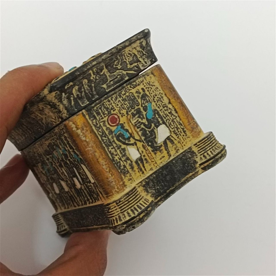 Handmade Egyptian Tutankhamun Box Ancient Pharaonic Jewelry Souvenir | eBay