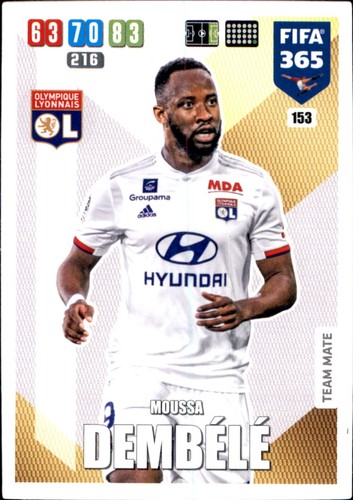 Carte Panini FIFA 365 2020 153 - Moussa Dembele - Carta Base | eBay
