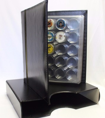 Coin Capsule Album Lighthouse GRANDE 3 Ring ENCAP 38/39 Page Holds 38 ...