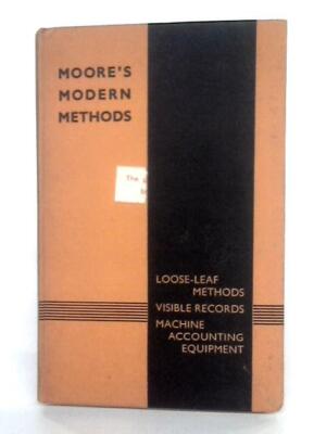 General Catalogue Of Moore's Modern Methods ( - 1939) (ID:74254) | eBay