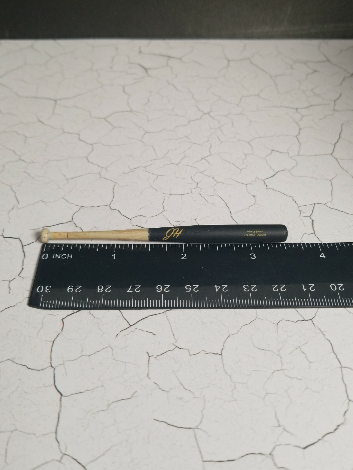 Atlanta Braves Jason Heyward MLB Mini Baseball Bat Sports 3.5" Long ...