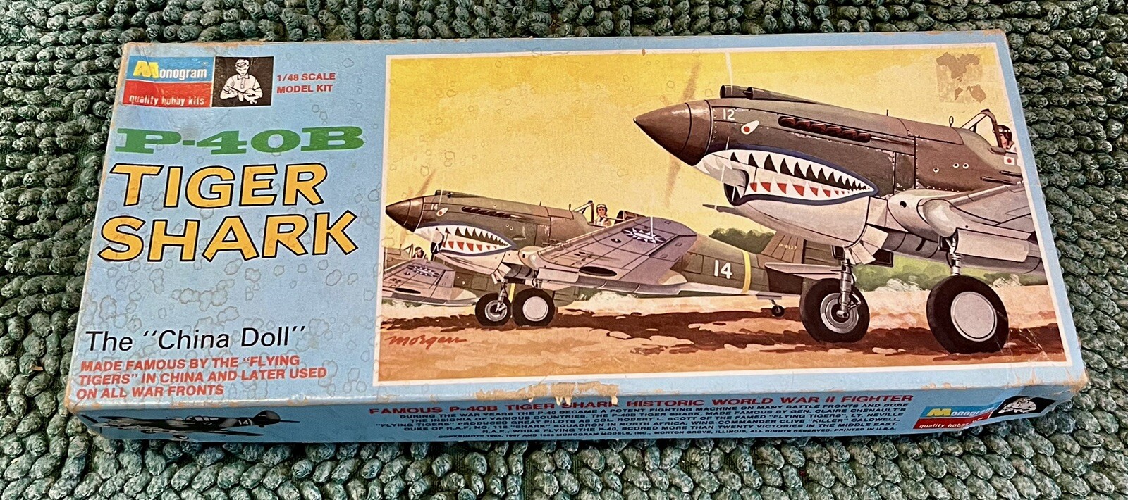 ️ Monogram Vintage P-40B Tiger Shark Airplane 1/48 ️ | eBay