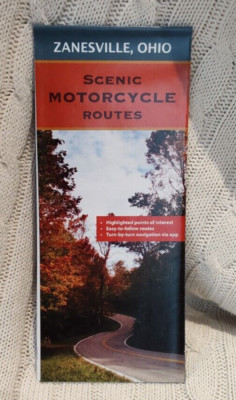 Zanesville, Ohio Scenic Motorcycle Routes Map | eBay