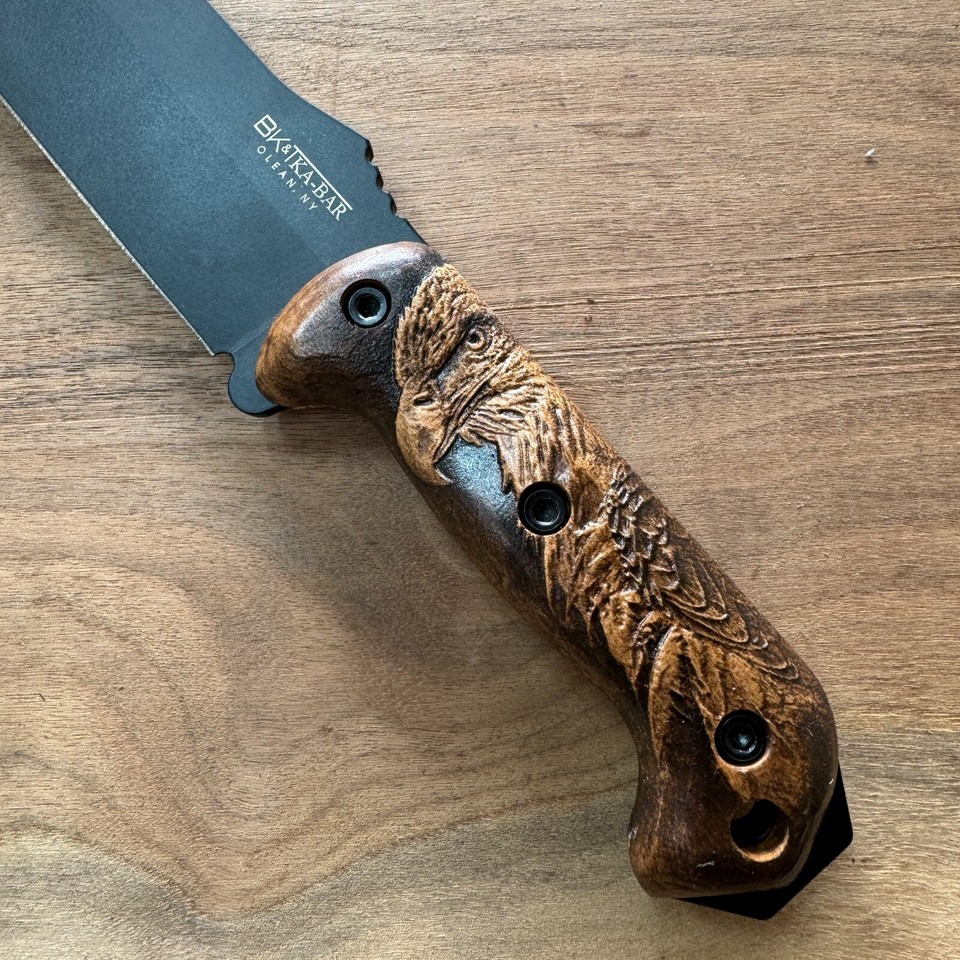 Eagle scales for Ka-Bar Becker bk-2 bk-7 bk-9 / custom scales / made in ...