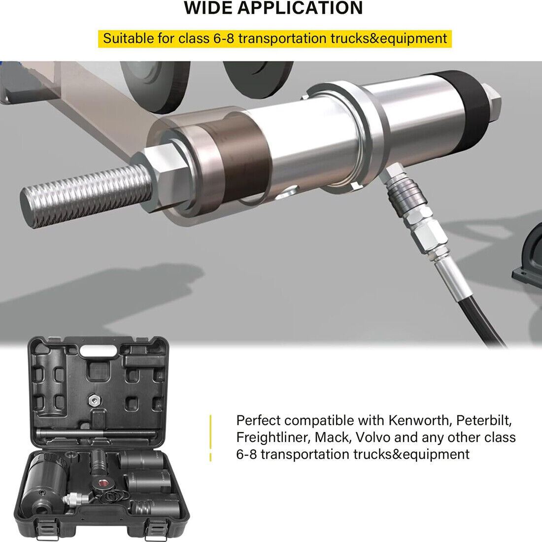 Leaf Spring & Bushing Service Tool Kit for Trucks and Equipment With ...