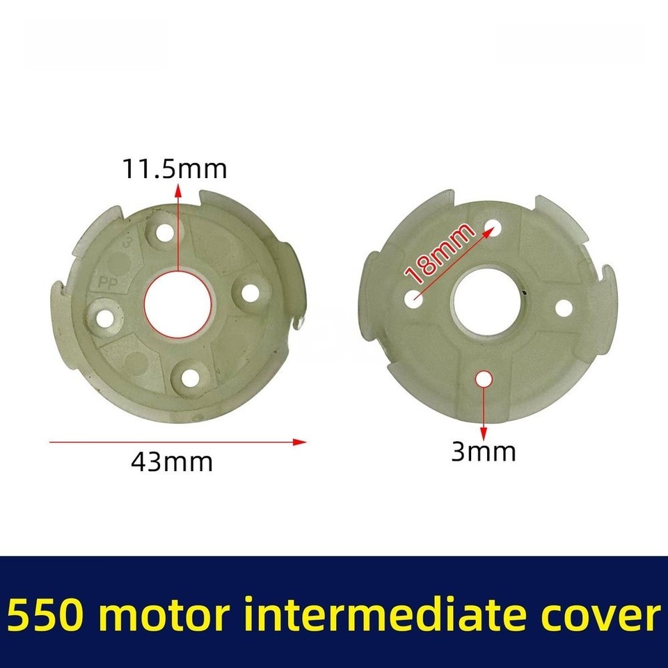 3PCS 550 Motor Intermediate Gearbox Housing Plastic Replacement for ...