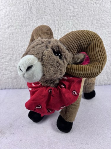 Wild Republic Brown Big Horn Sheep Ram Plush Soft Toy Stuffed Animal | eBay