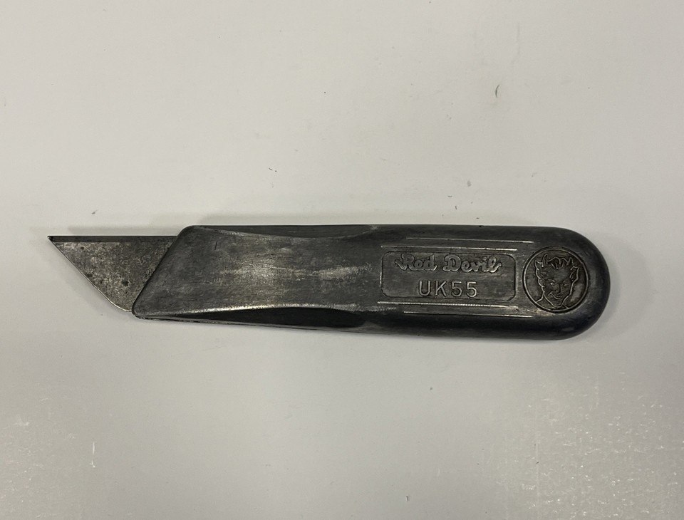Vintage Red Devil UK55 Utility Knife With Original Blade Cutting Tools ...