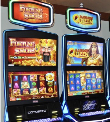 KONAMI CONCERTO SLOT MACHINE 21” VIDEO TOPPER DISPLAY MONITOR. TESTED ...